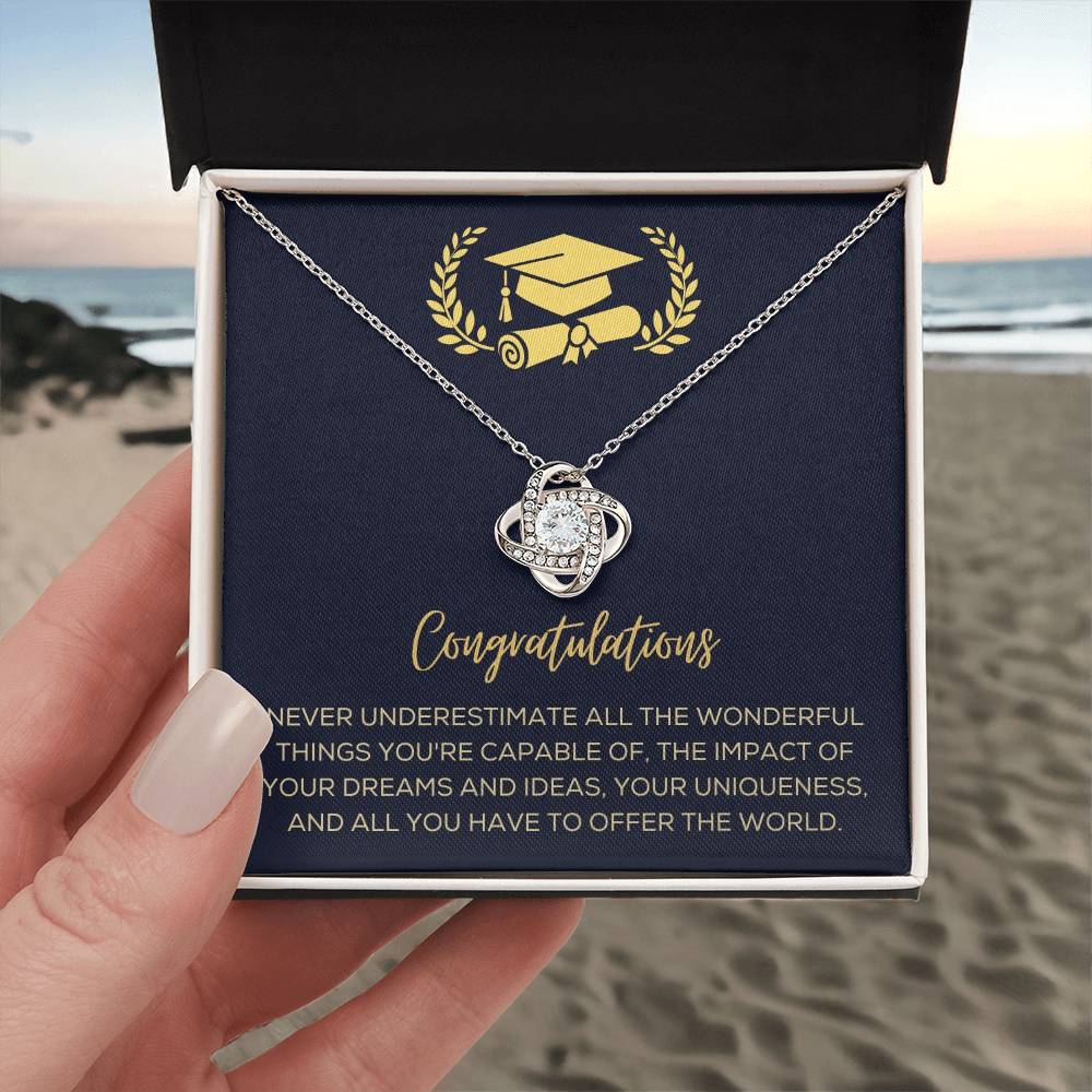 Congratulations- Graduation Necklace For Her – Luxoz
